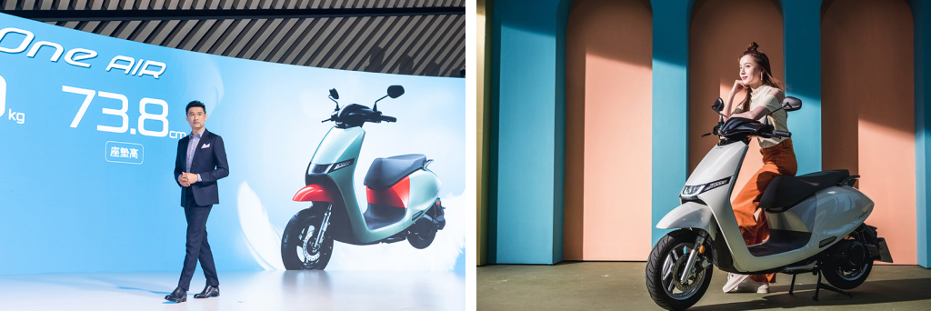 KYMCO Ionex_i-One Air 綠牌冠軍電動機車 | MING ISLAND品牌顧問公司